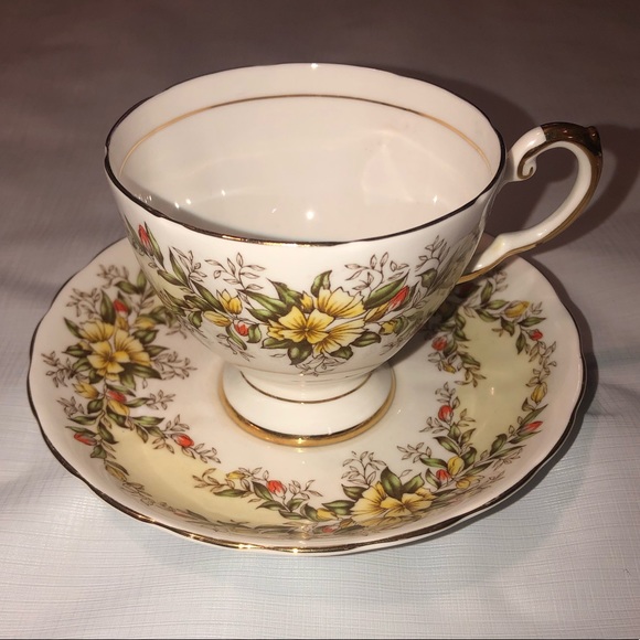 Other | Vintage Tuscan Bone China Tea Cup And Saucer | Poshmark